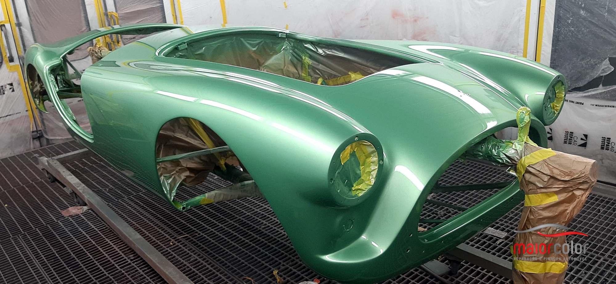 Pintura de Carro Verde Maiorcolor - Reparação e restauro automóvel ...